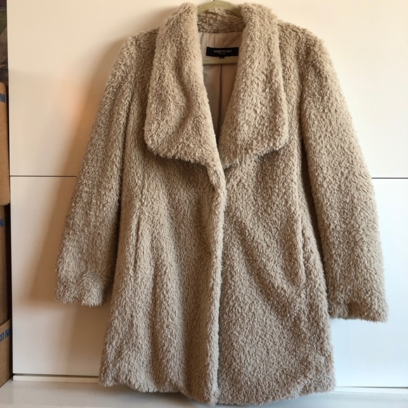 Kenneth Cole | Jackets & Coats | Kenneth Cole Fuzzy Fur Coat | Poshmark